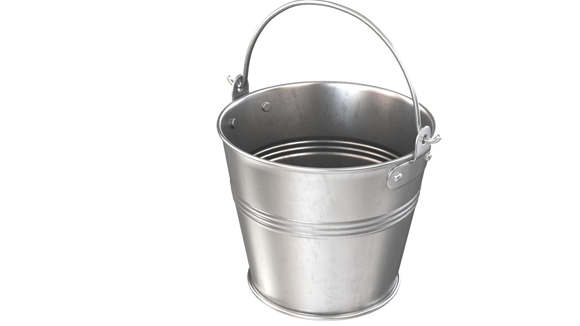 Metal Bucket Collection Model - TurboSquid 2056801