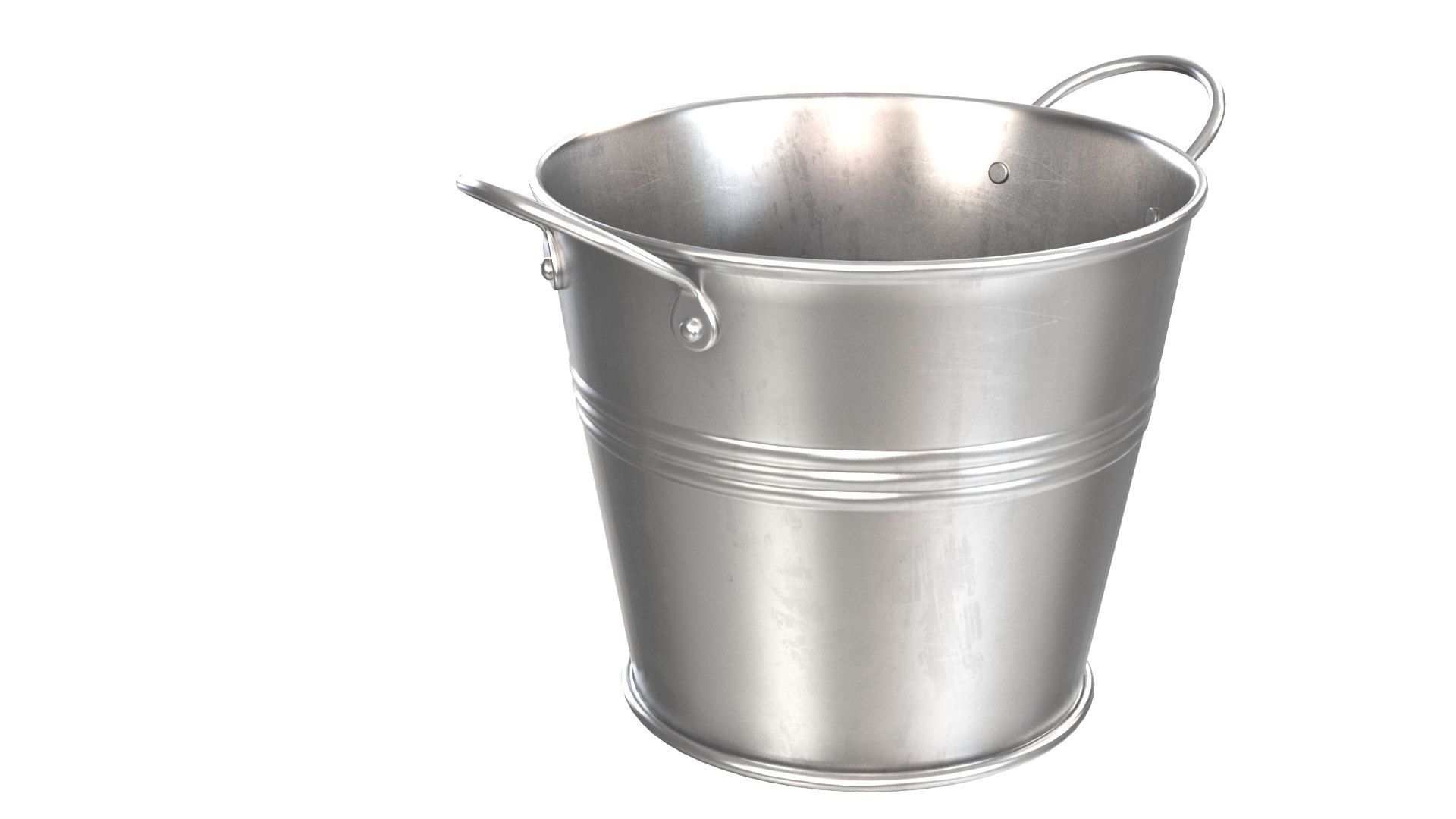 Metal Bucket Collection Model - TurboSquid 2056801