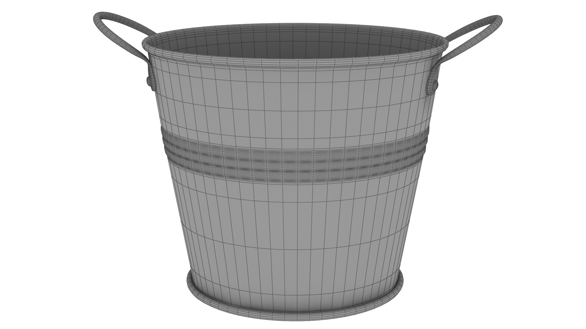 Metal Bucket Collection Model - TurboSquid 2056801
