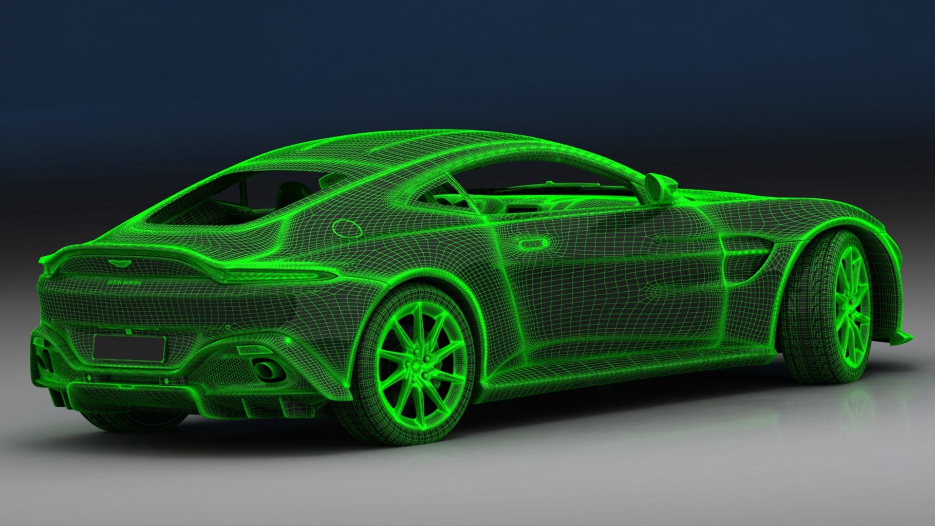 Aston Martin Vantage 2019 3D Model - TurboSquid 1403276