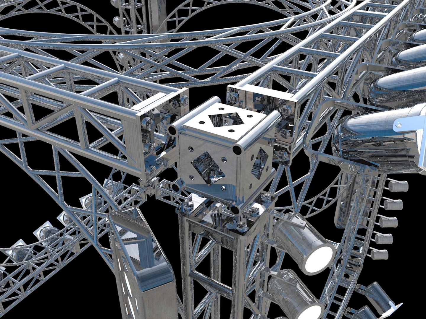 Concert Stage 3d Model