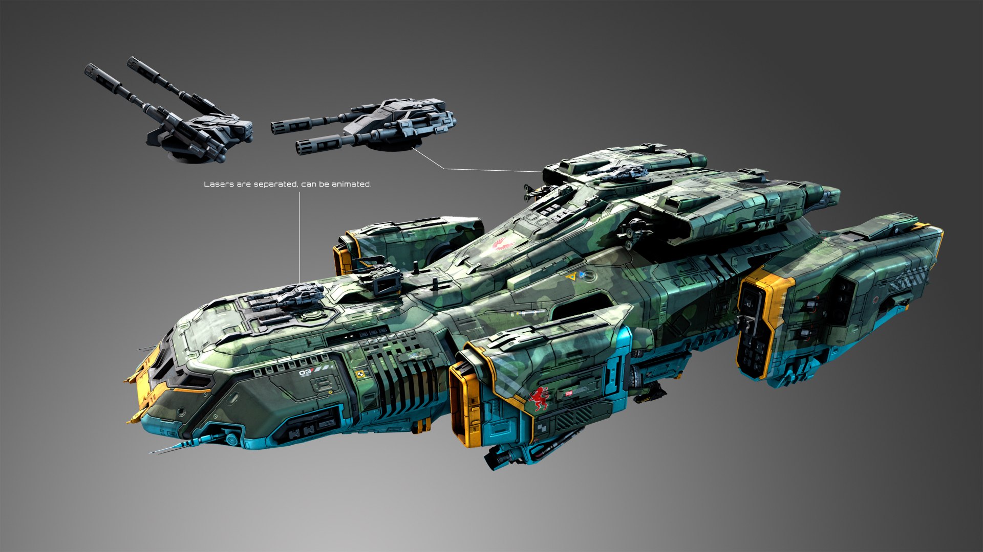 3D SF - Heinkel HE-03 - Spacecraft - TurboSquid 2321277