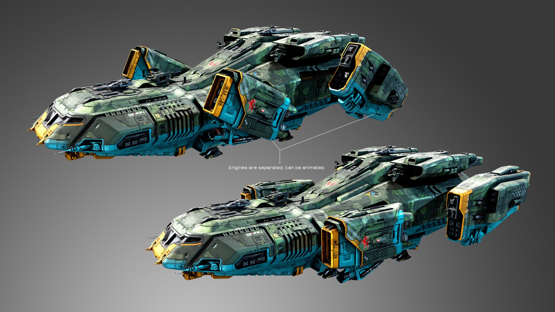 3D SF - Heinkel HE-03 - Spacecraft - TurboSquid 2321277