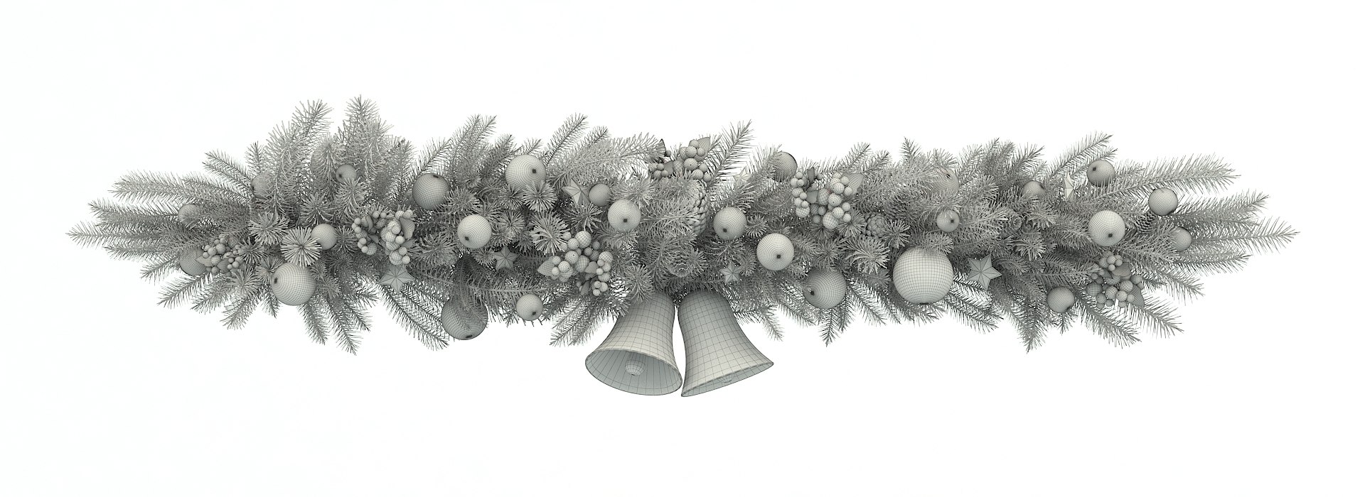 3D Garland Holiday Model - TurboSquid 1650426