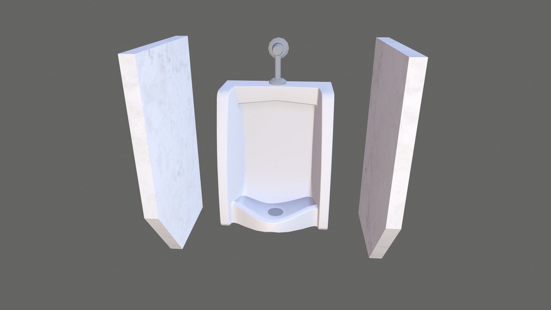 Urinal Bathroom 3D Model - TurboSquid 2330713