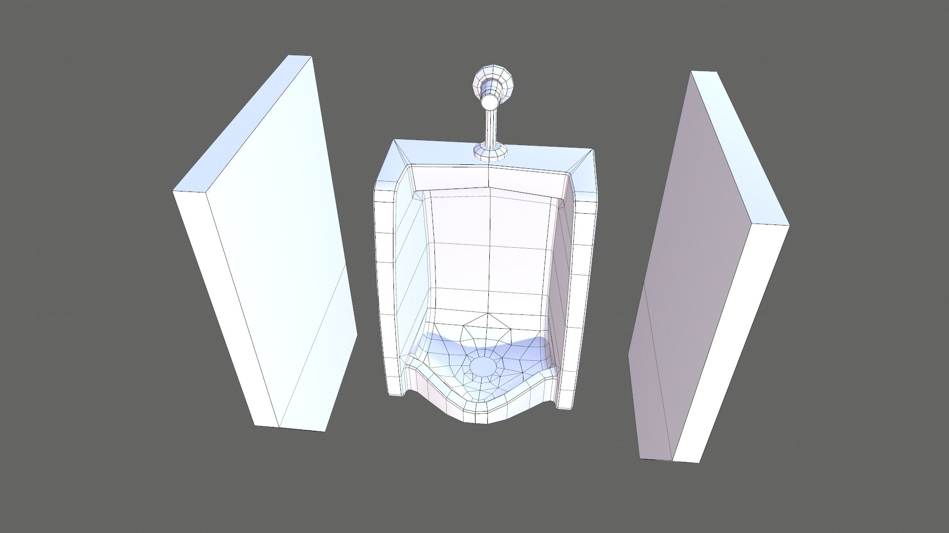 Urinal Bathroom 3D Model - TurboSquid 2330713