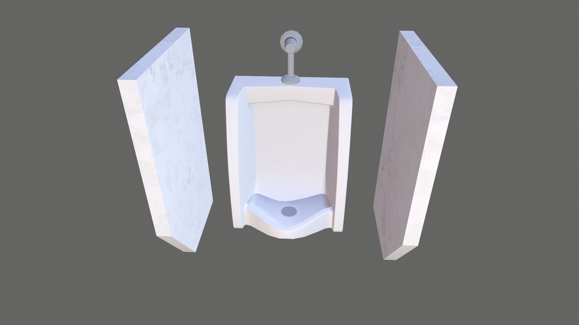 Urinal Bathroom 3D Model - TurboSquid 2330713