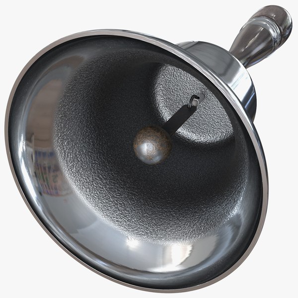 3D silver altar bell wood model - TurboSquid 1684026