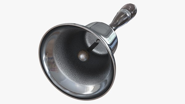 3D silver altar bell wood model - TurboSquid 1684026