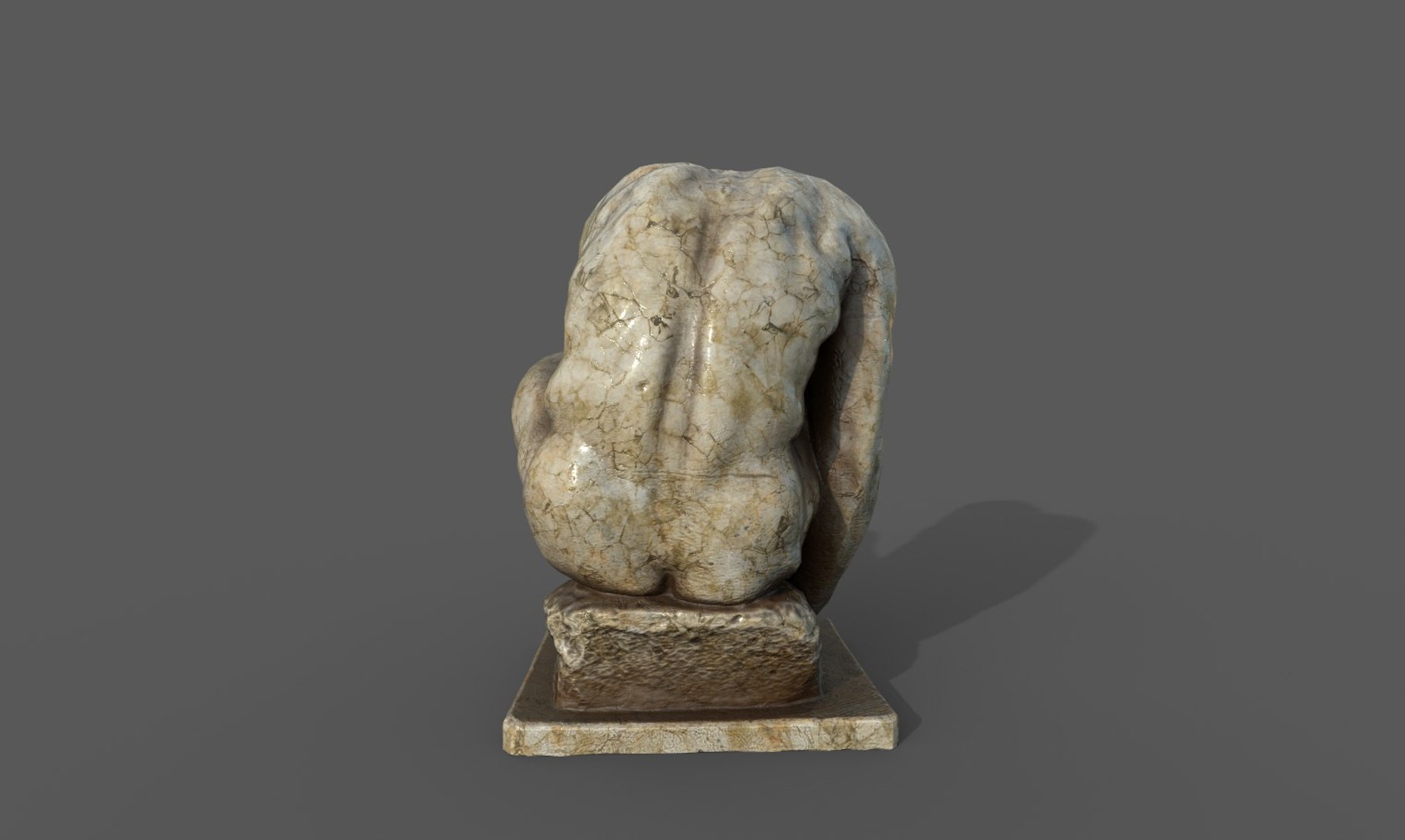 The Crouching Boy Statue Model - TurboSquid 1825707