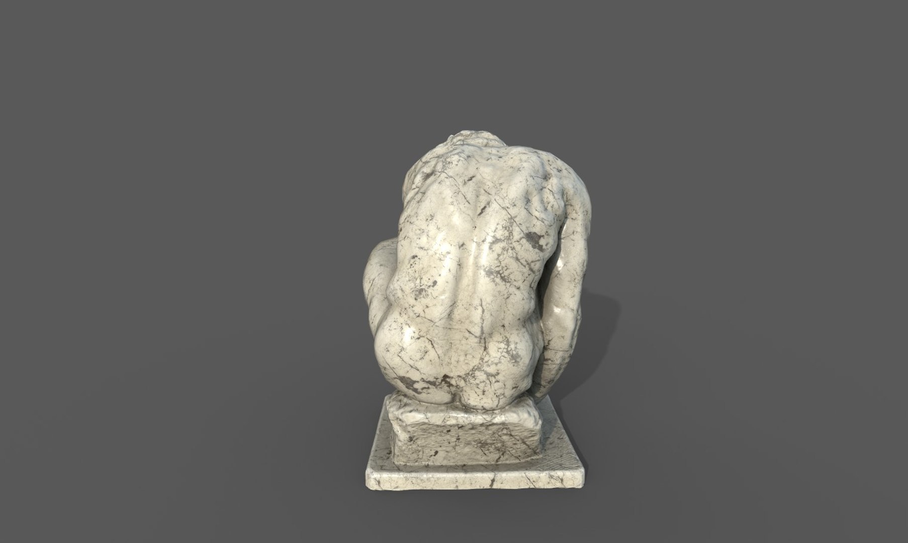 The Crouching Boy statue model - TurboSquid 1825707