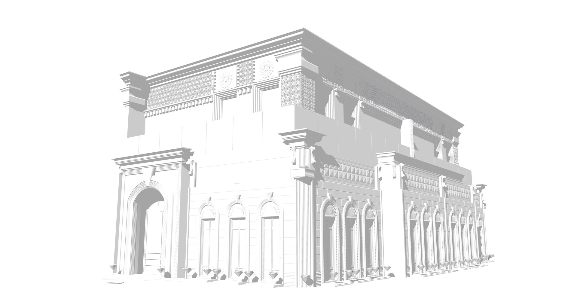 Classic Design Library 3D Model - TurboSquid 1470302