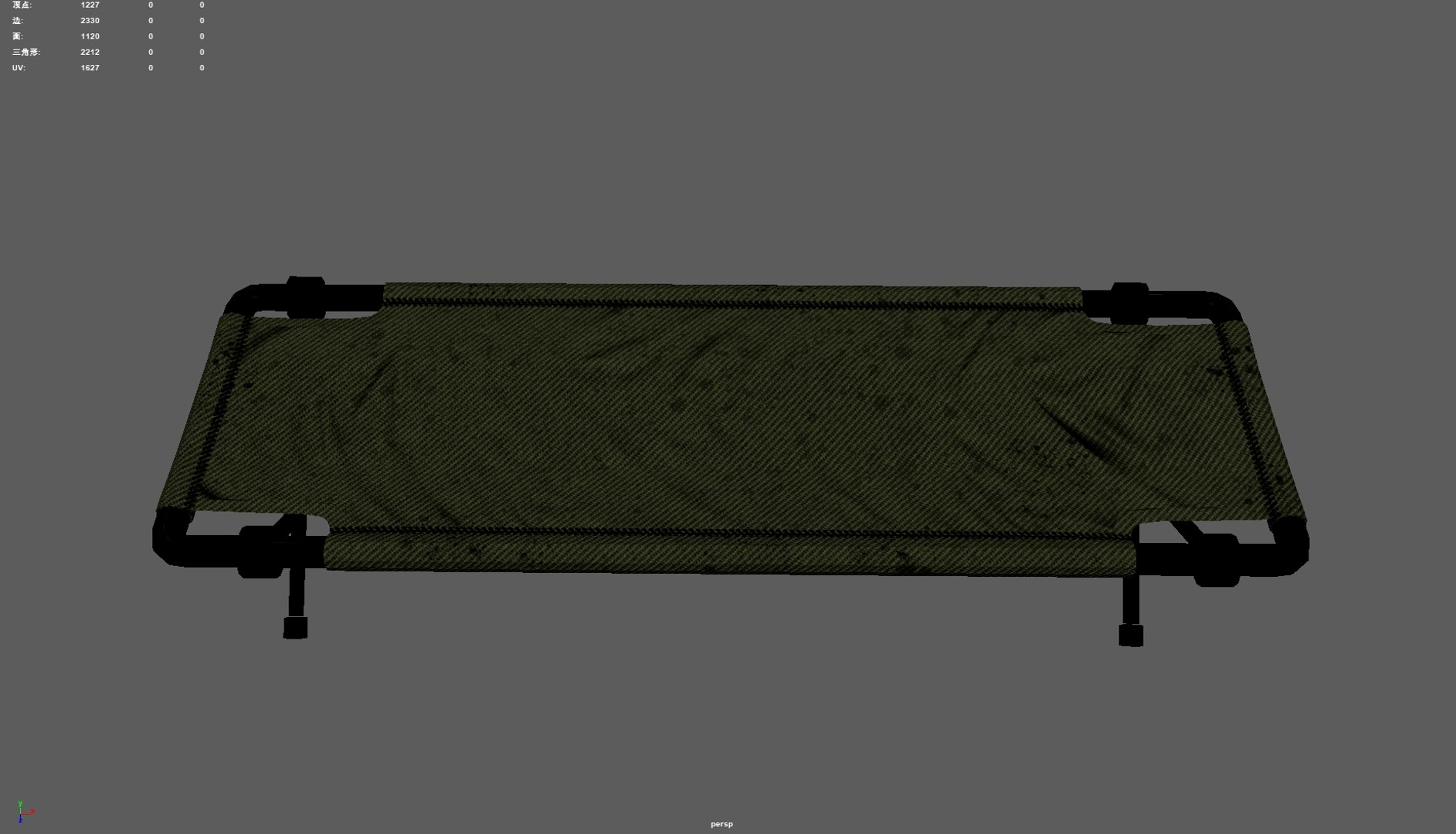 3D Cot Model - TurboSquid 2243100