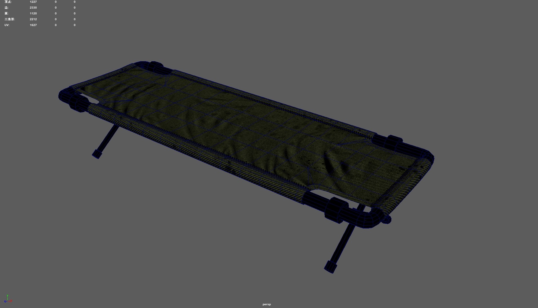 3D Cot Model - TurboSquid 2243100