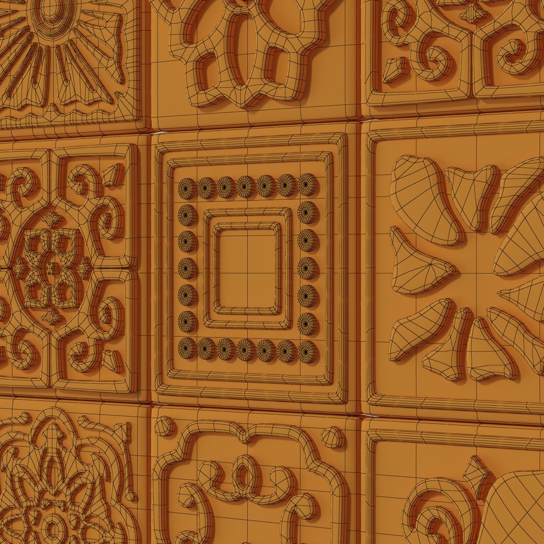 Tile Decor N11 3D Model - TurboSquid 2278084