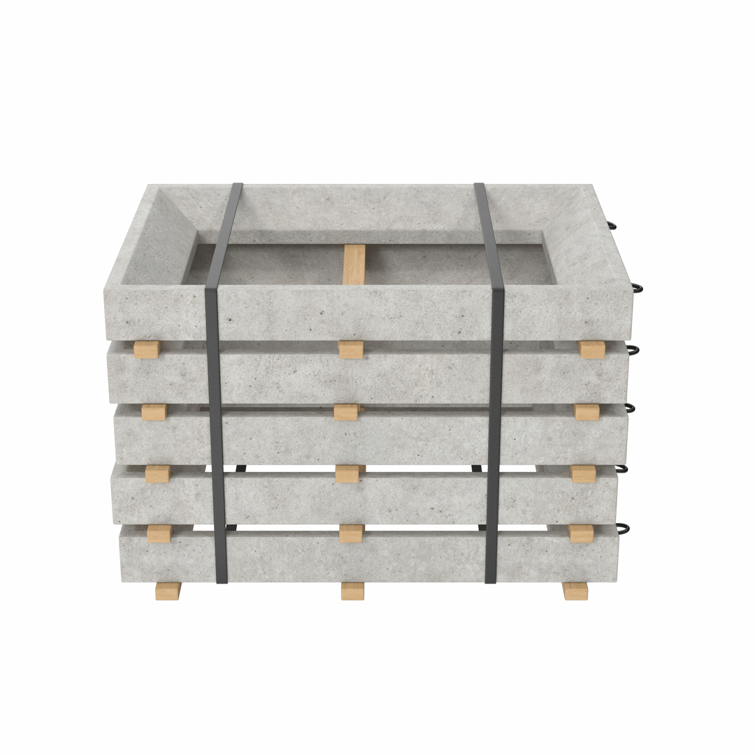 3D Concrete Building Materials Collection Model - TurboSquid 2090477