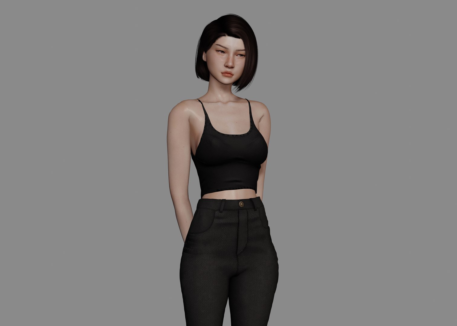 Female Character - Gamer Ready Model - TurboSquid 2081066