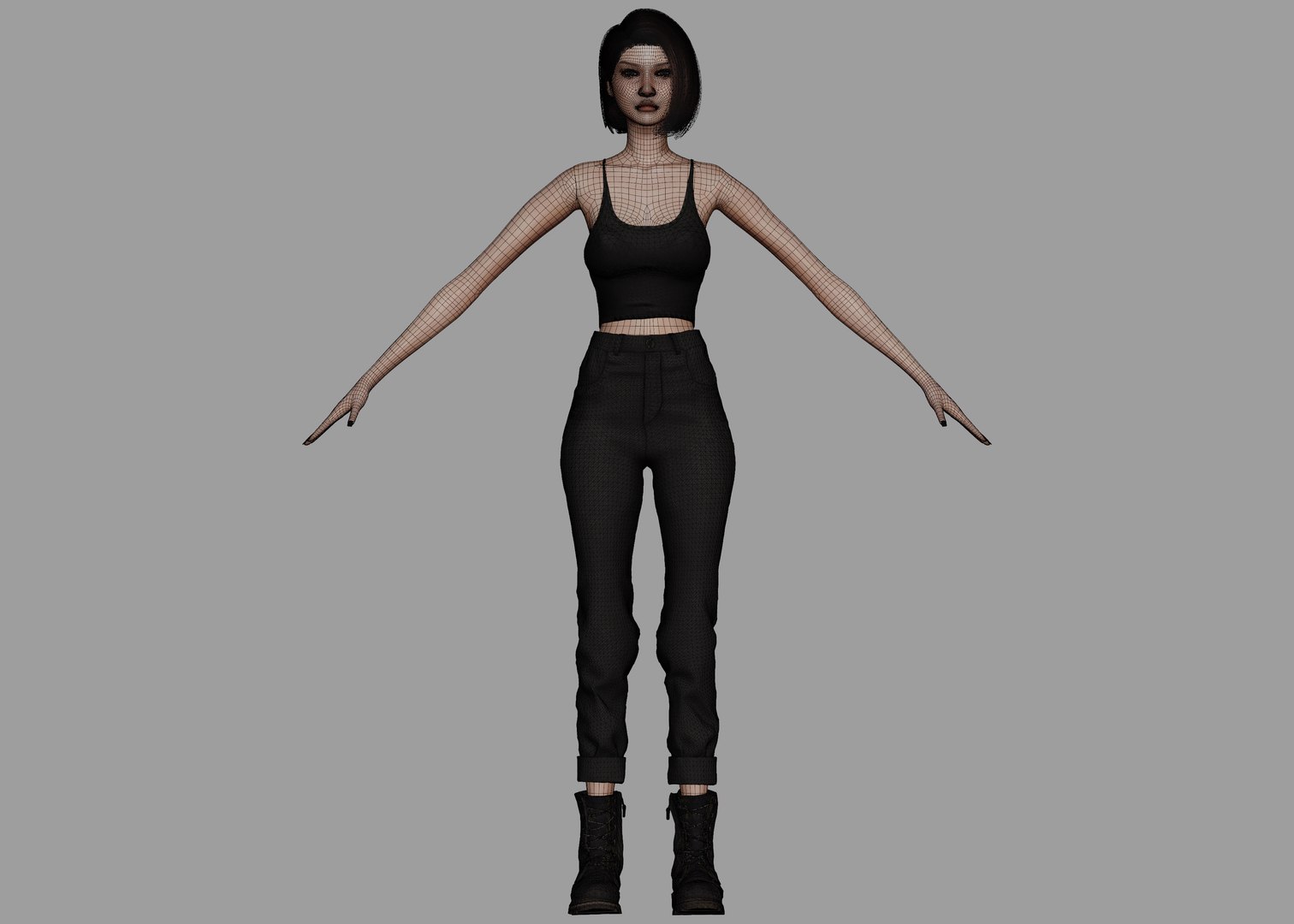 Female Character - Gamer Ready Model - TurboSquid 2081066