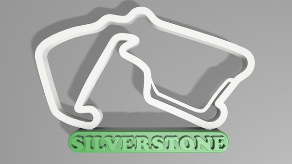 3D model F1 SILVERSTONE RACETRACK DECOR STL FILE FUSION 360 3D print ...