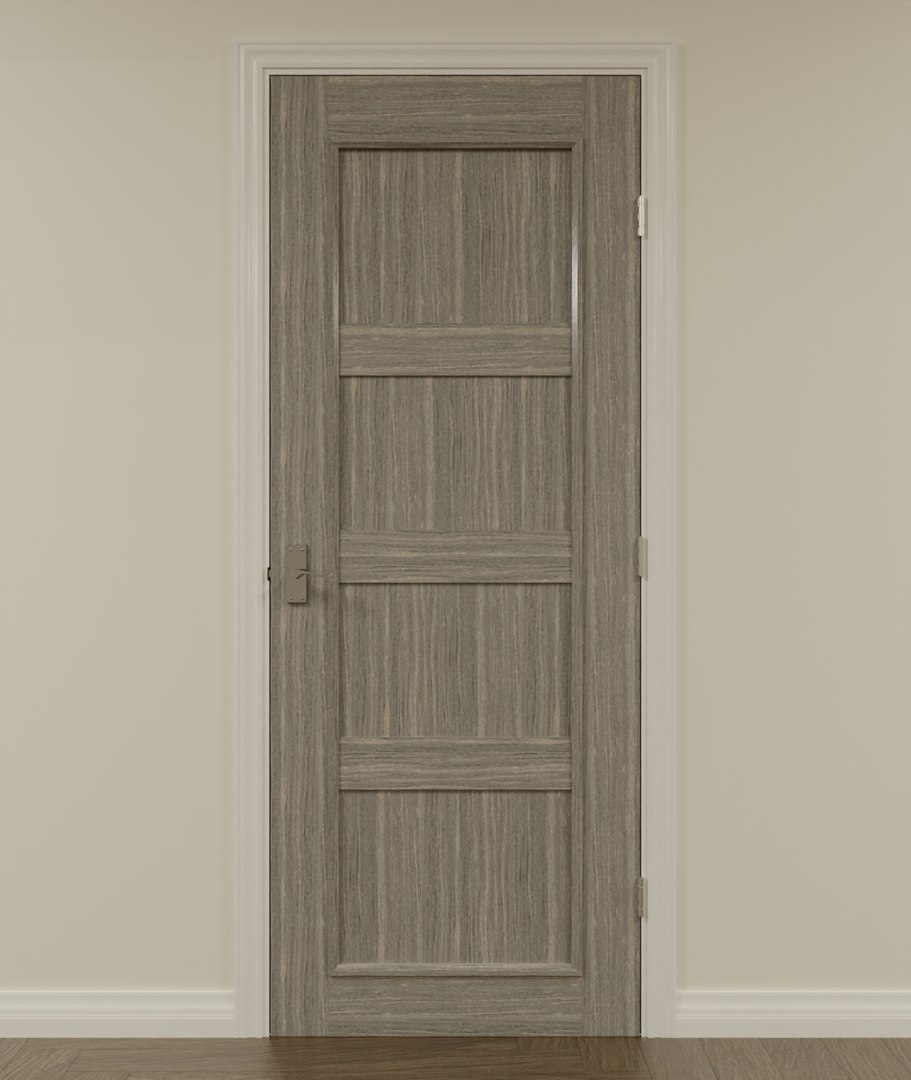 Contemporary Interior Door Set 3D Model - TurboSquid 2019020