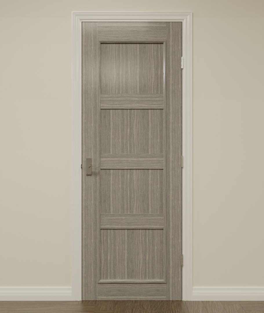 Contemporary Interior Door Set 3D Model - TurboSquid 2019020