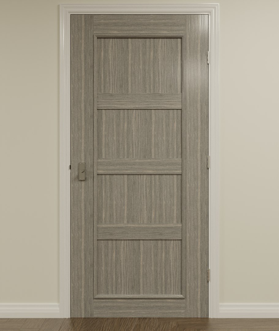 Contemporary Interior Door Set 3D Model - TurboSquid 2019020