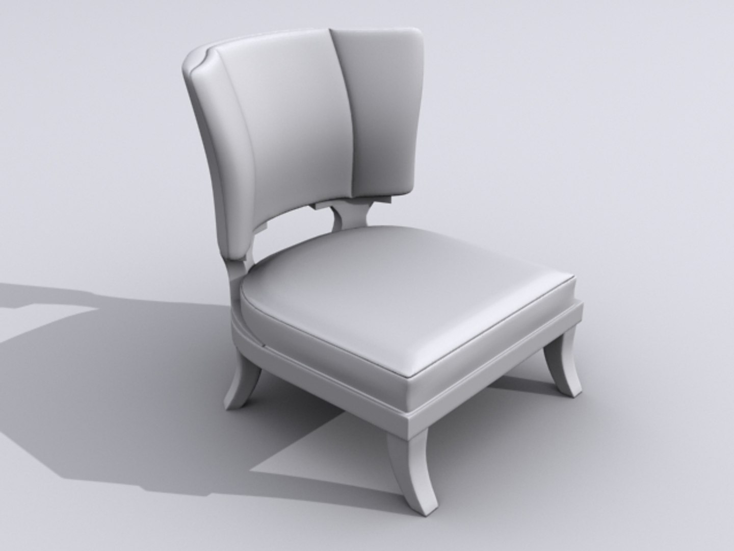 3d Model Victoria Chair
