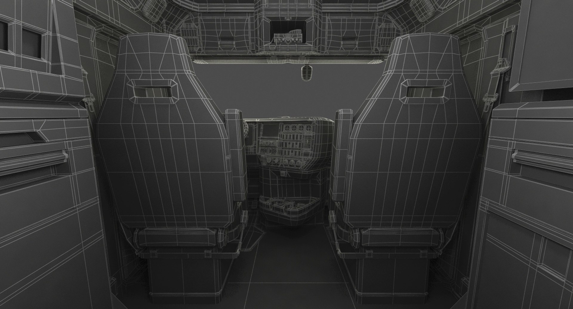 3D mack truck cabin - TurboSquid 1300228