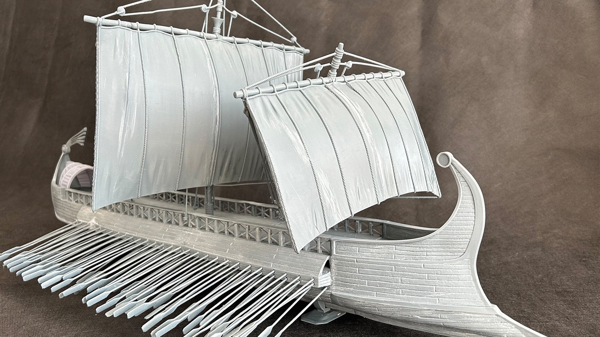 Antikes römisches Kriegsschiff - Trireme 3D-Modell - TurboSquid 2468924