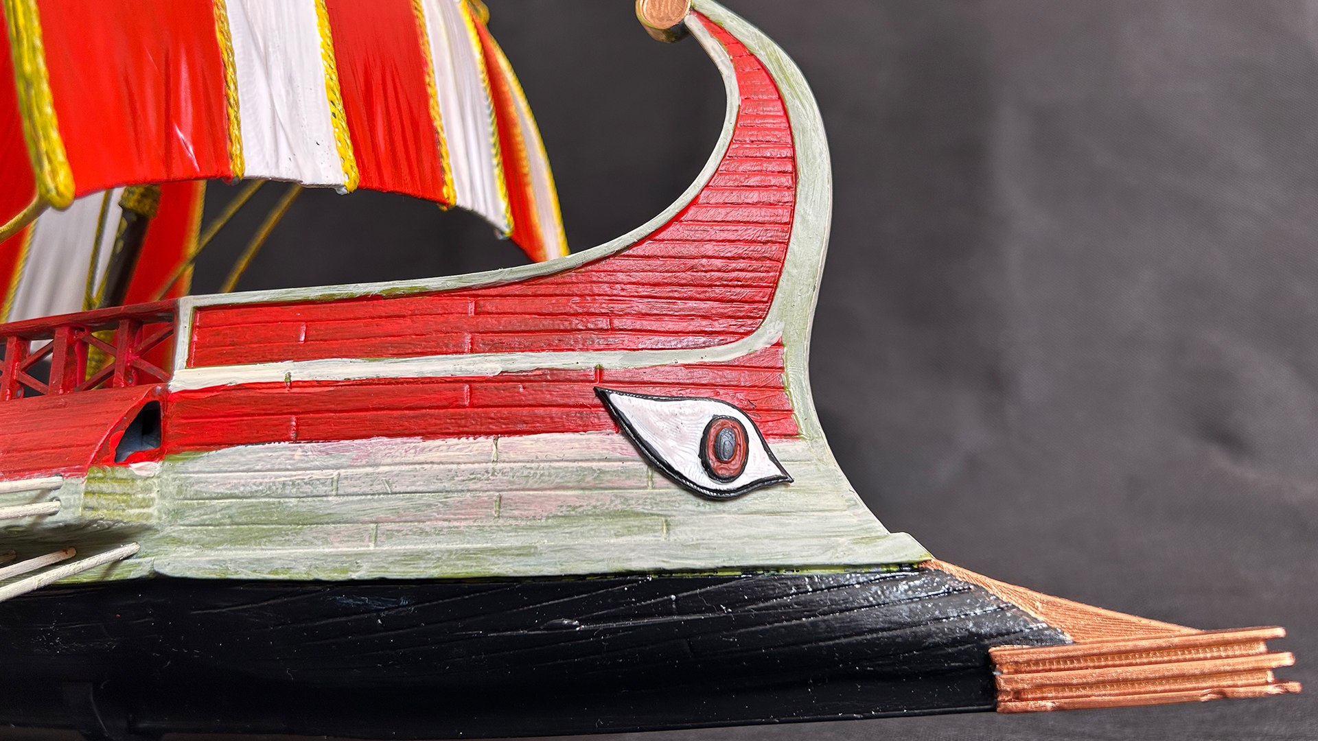 Ancient Roman Warship - Trireme 3D Model - TurboSquid 2468924