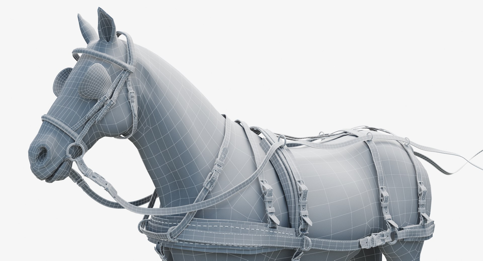 3D Realistic Horse Harness - TurboSquid 1333467