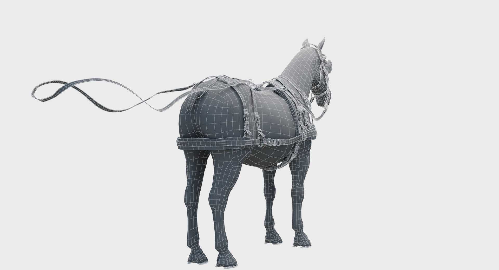 3D Realistic Horse Harness - TurboSquid 1333467
