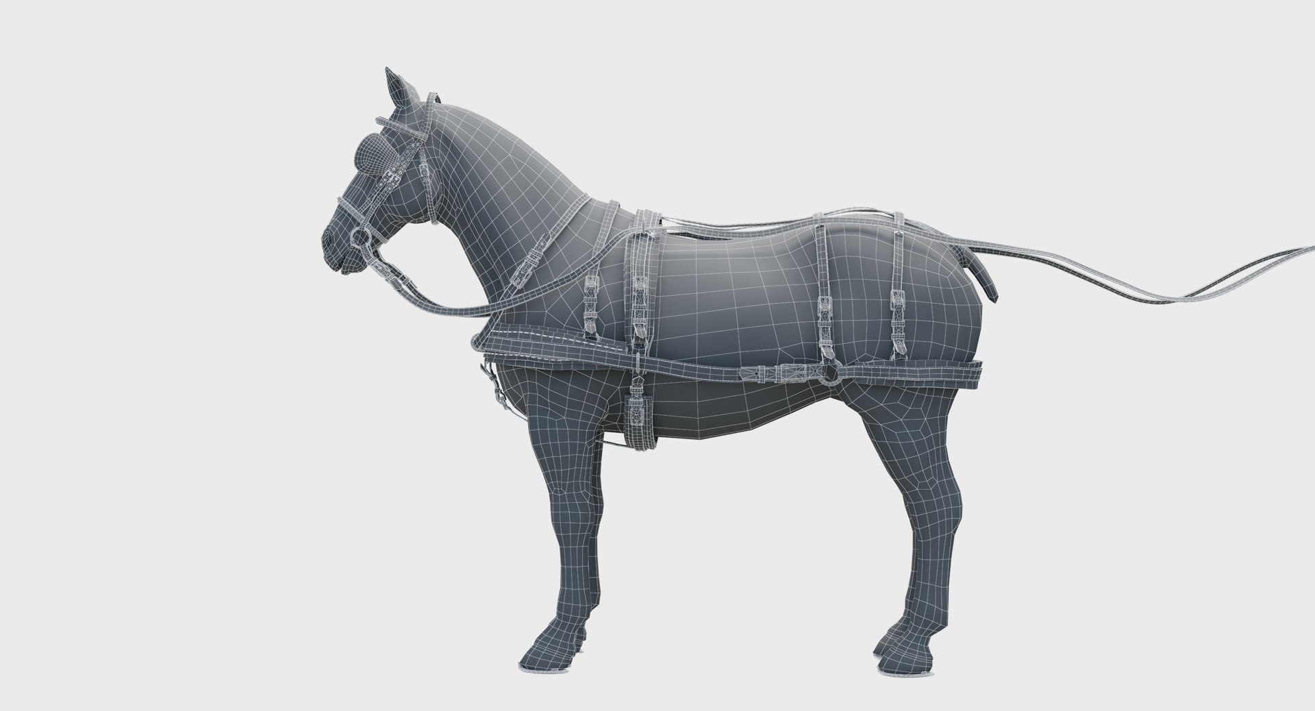3D Realistic Horse Harness - TurboSquid 1333467