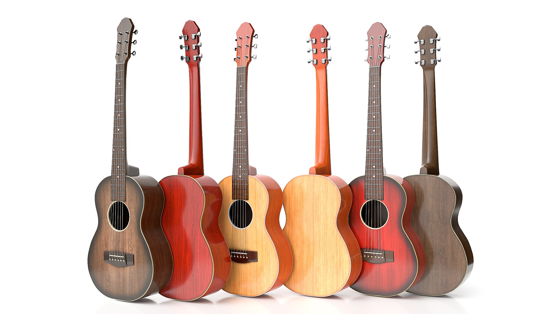 3D Classical Guitar Collection - TurboSquid 1894736