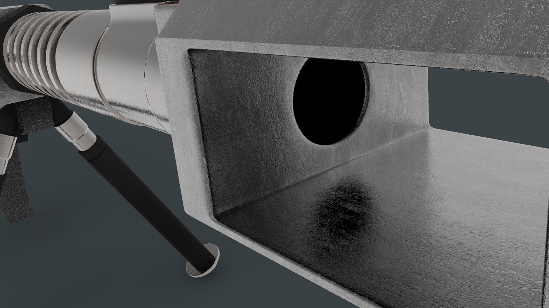 3d Bolt-action Grenade Launcher Concept