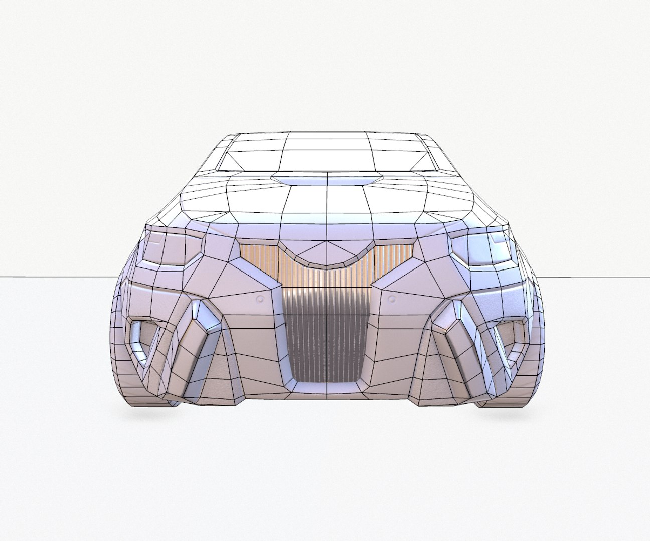3D Model Cyberpunk Car - TurboSquid 1230725