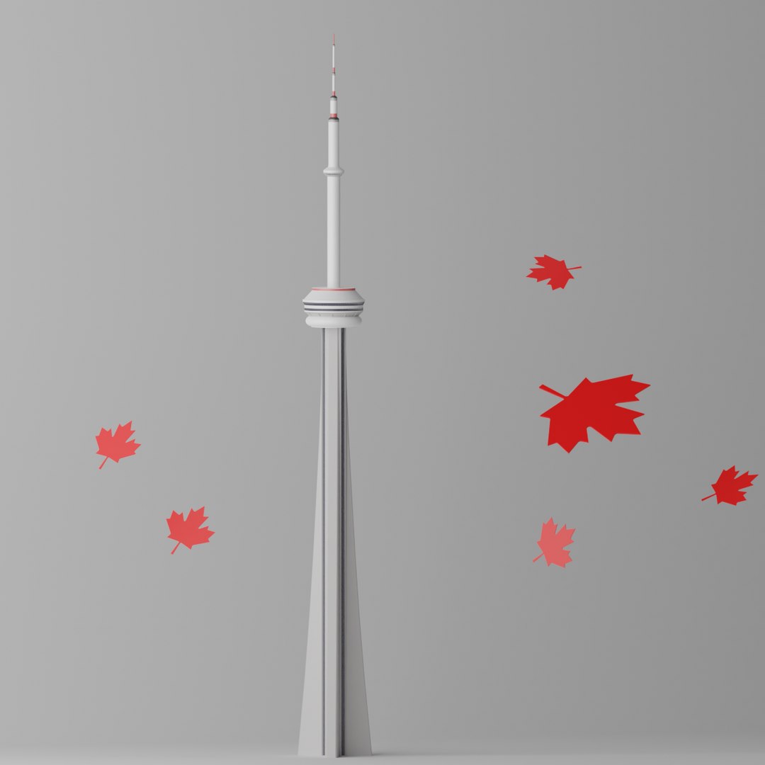 Tower Toronto 3D Model - TurboSquid 1710688