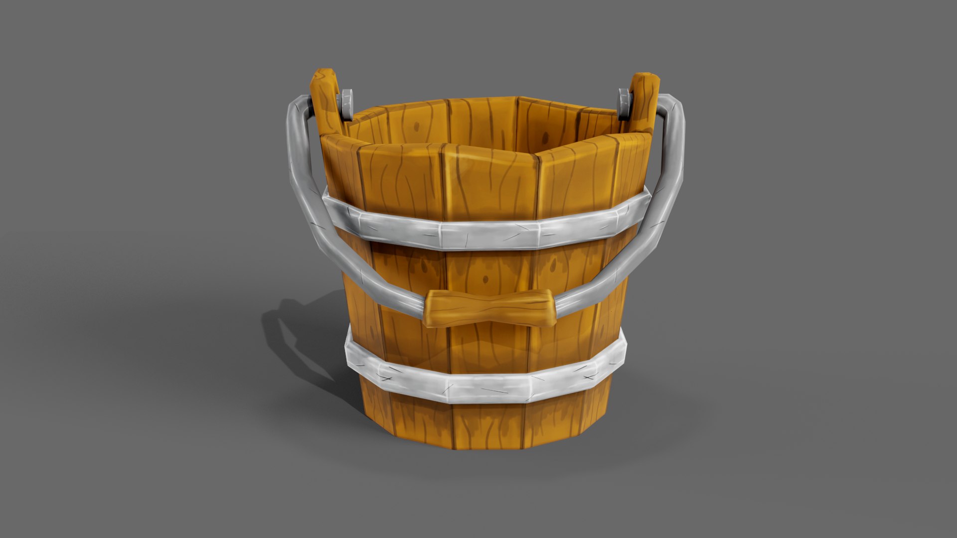 Free 3D Stylized Bucket Model - TurboSquid 1820138