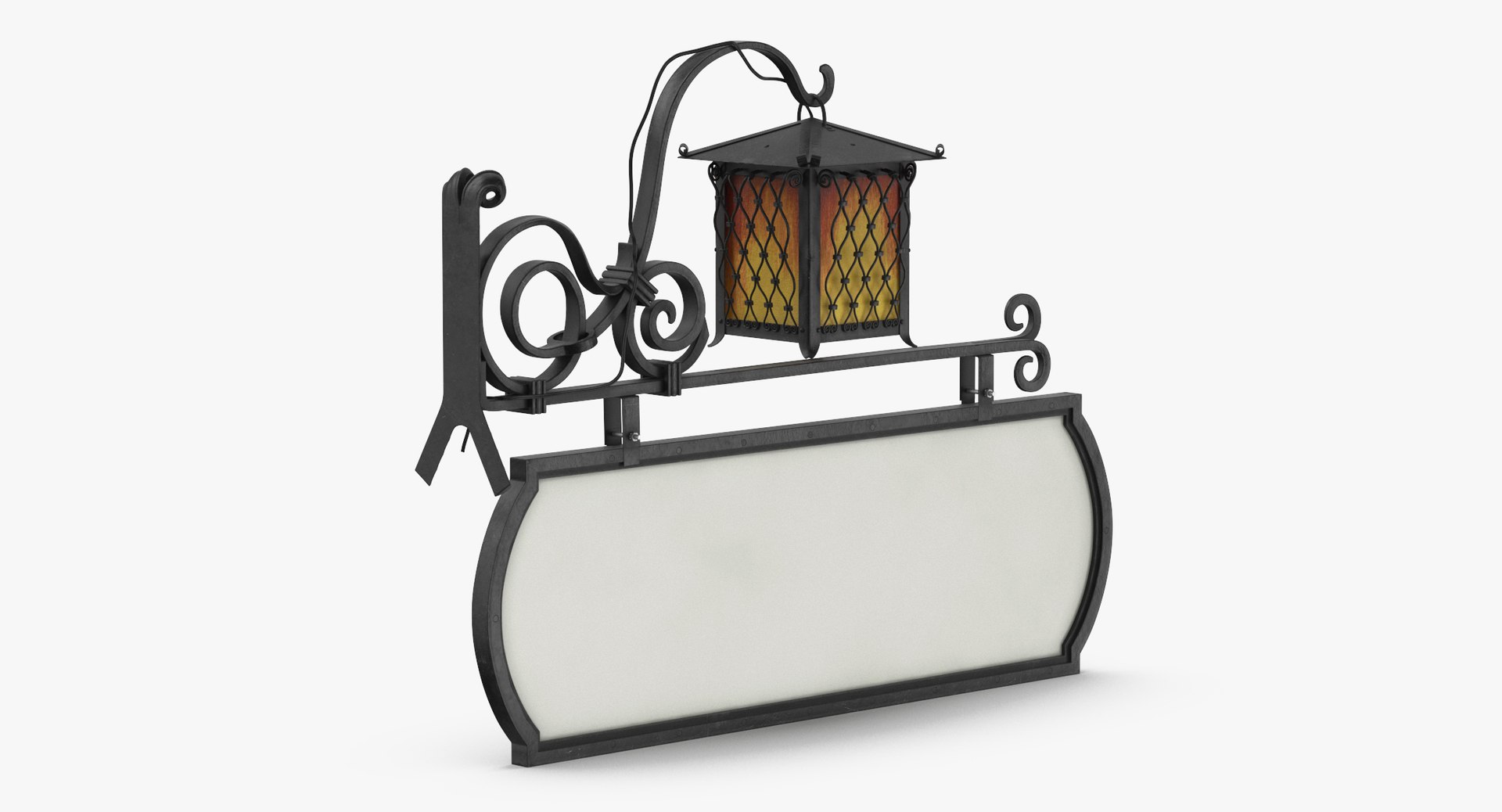 3D Storefront Store Sign - TurboSquid 1230830