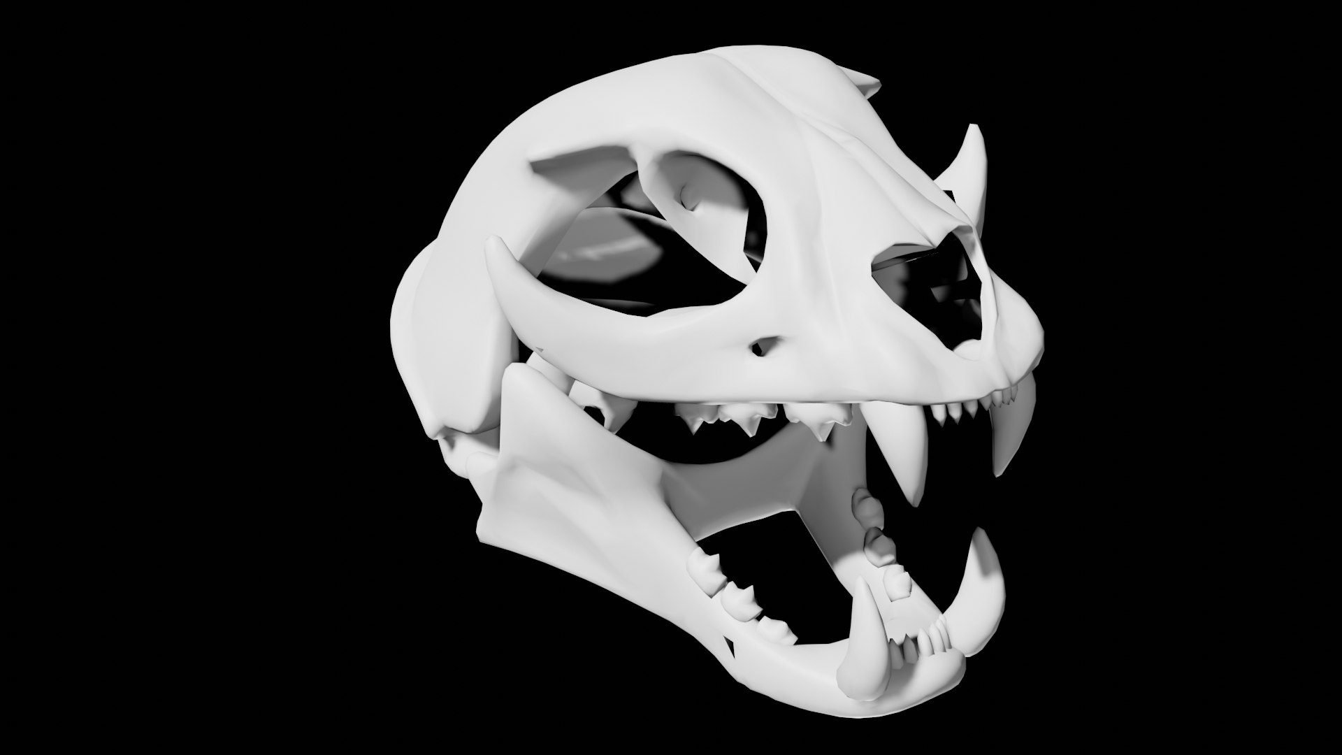 Cat Skull 3D model - TurboSquid 1826447