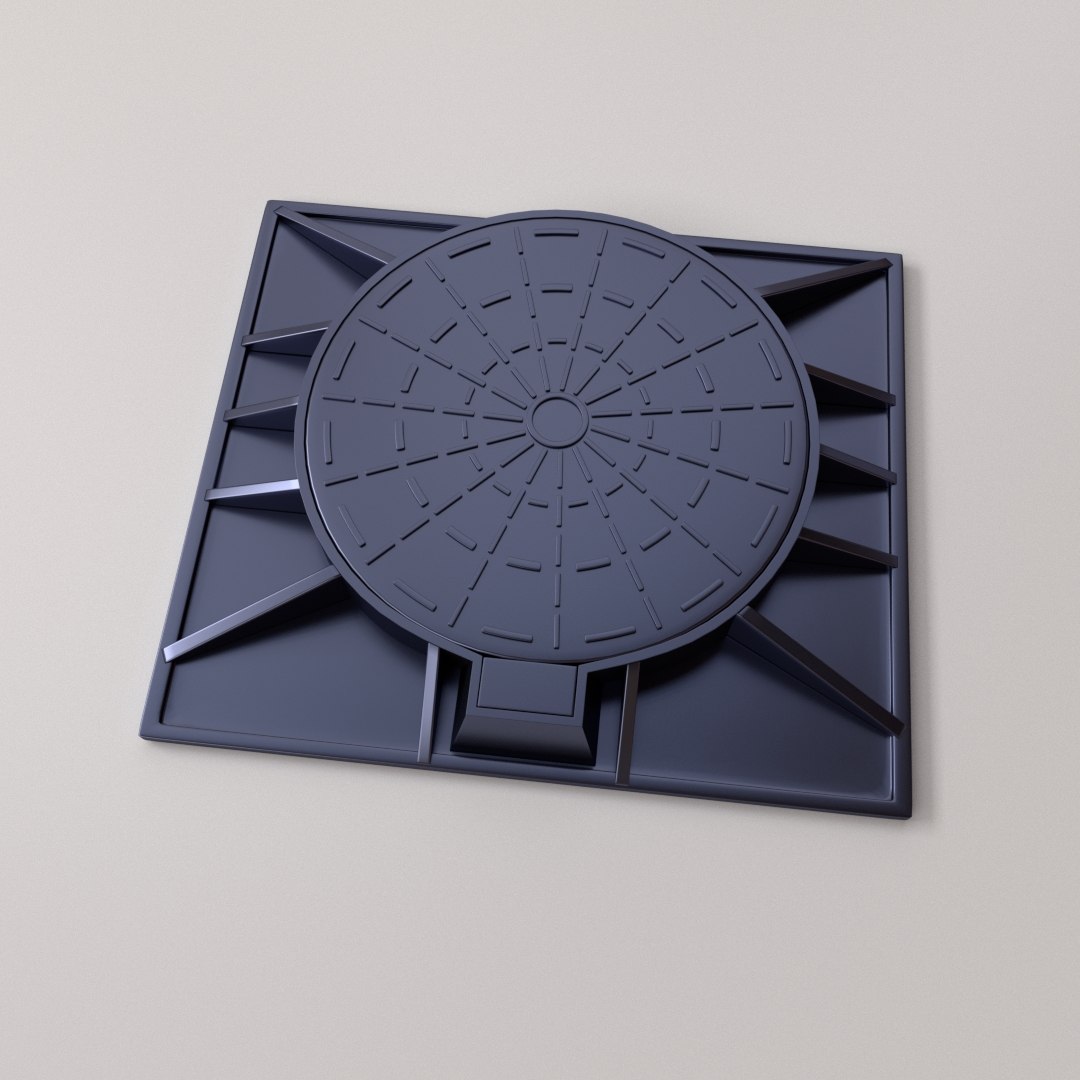 3d Model Manhole Cover
