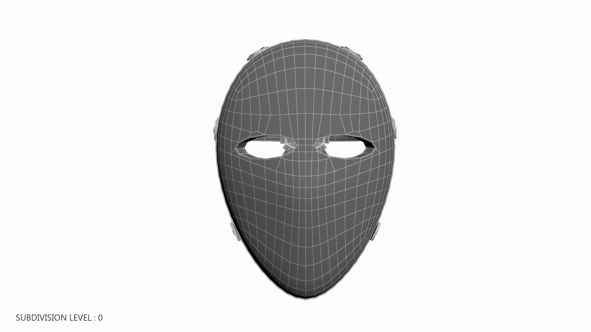 Ballistic Bulletproof Mask 3D Model - TurboSquid 1493875
