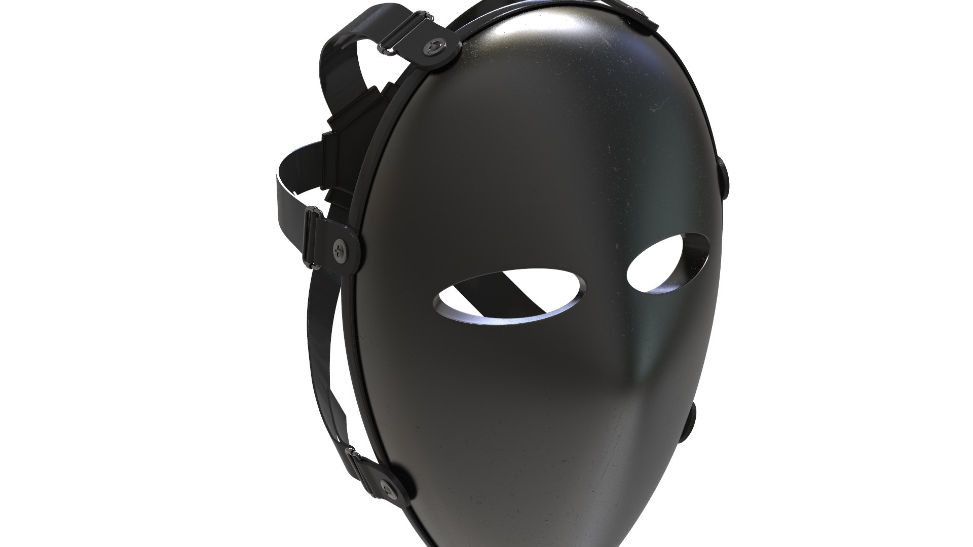 Ballistic Bulletproof Mask 3D Model - TurboSquid 1493875