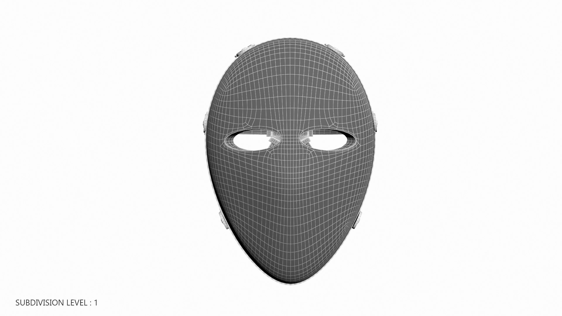 Ballistic Bulletproof Mask 3D Model - TurboSquid 1493875