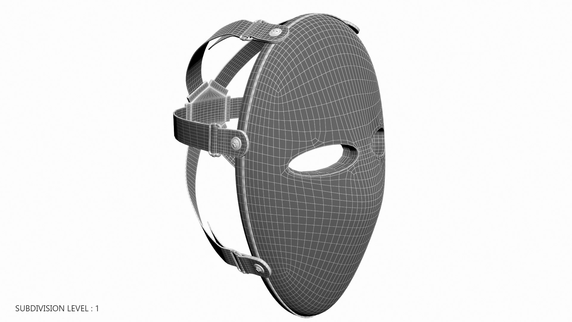 Ballistic Bulletproof Mask 3D Model - TurboSquid 1493875