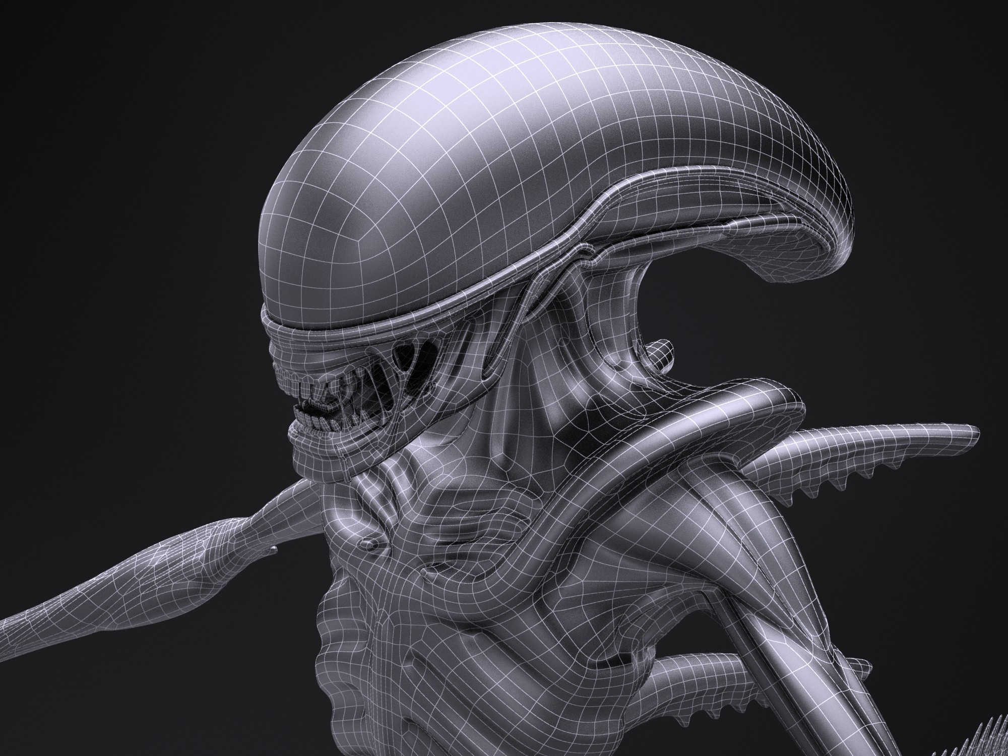 Alien xenomorph 3D model - TurboSquid 1216136
