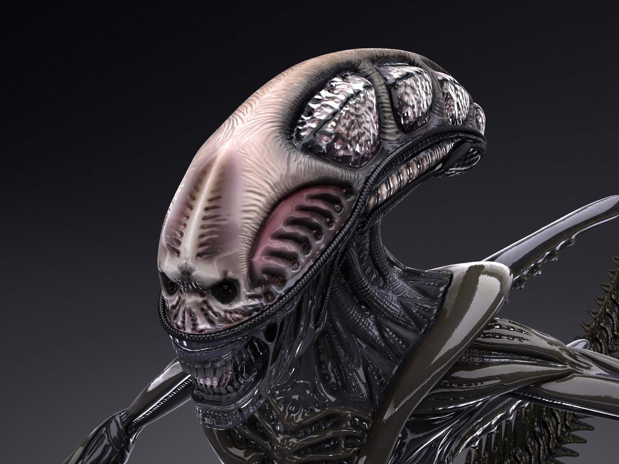 Alien xenomorph 3D model - TurboSquid 1216136