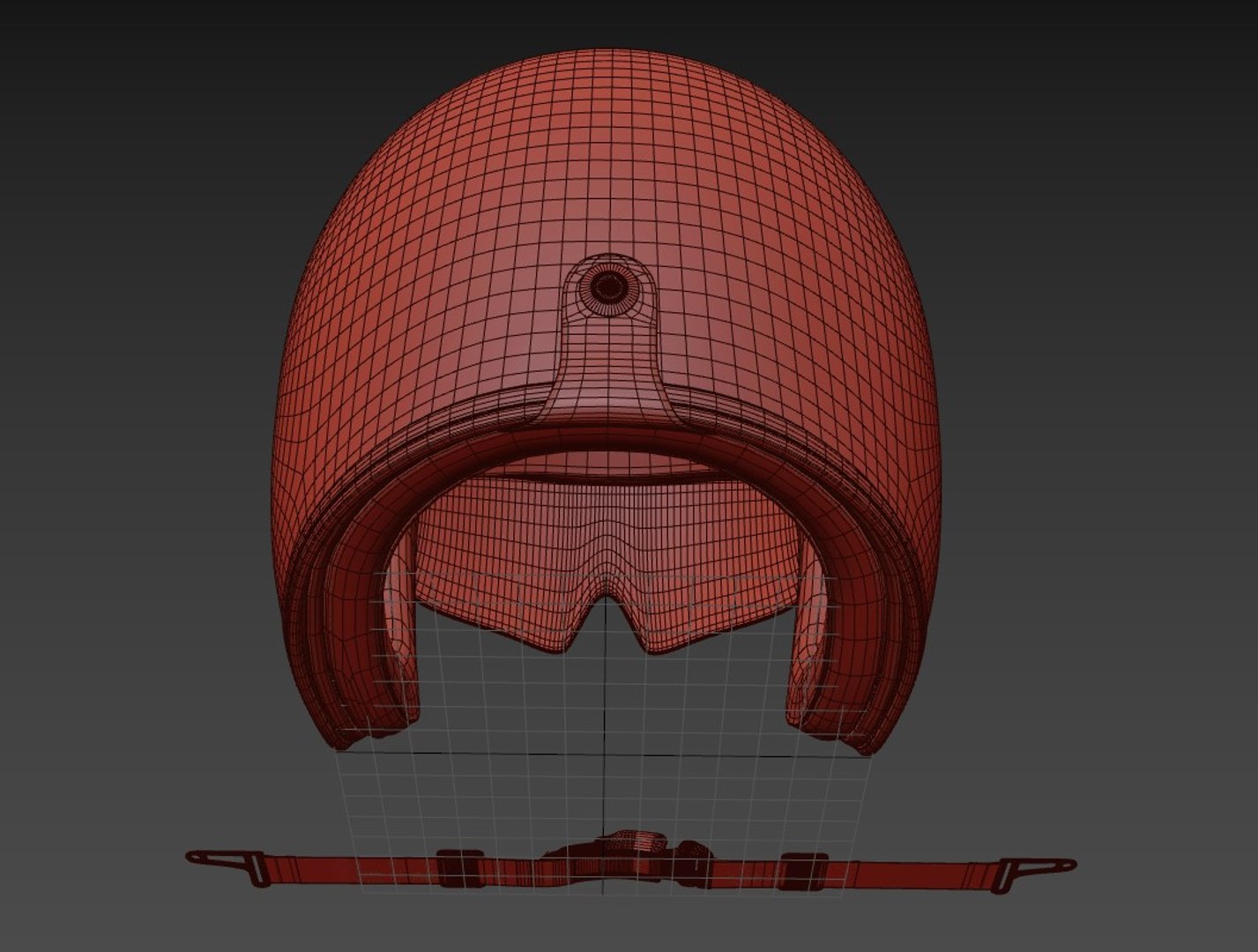 Open Face Motorcycle Helmet 3D Model - TurboSquid 1470467