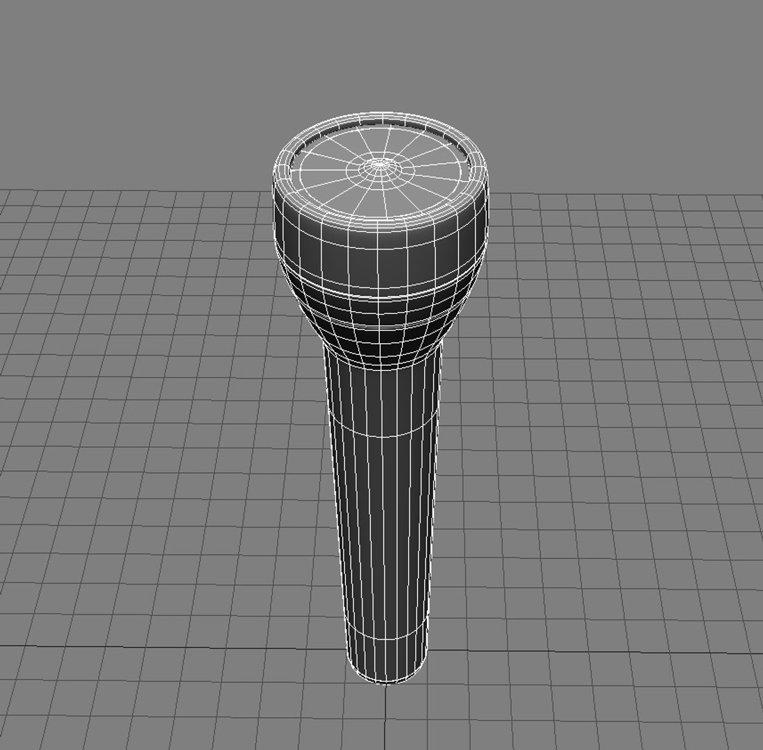 Torch Flashlight 3D Model - TurboSquid 1689231