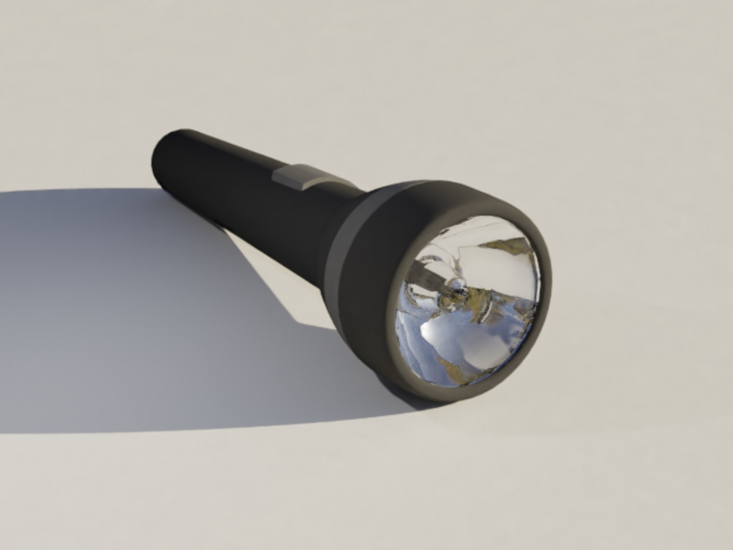 Torch Flashlight 3D Model - TurboSquid 1689231